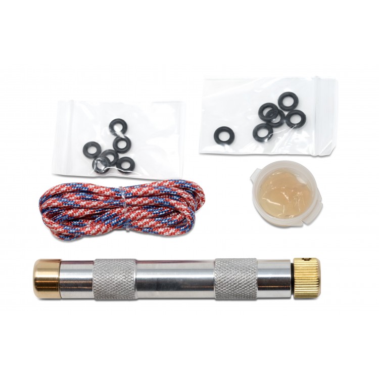 Fire Piston Kit- Firestarter Kit with Char Cloth, Cord, and Tinder ...